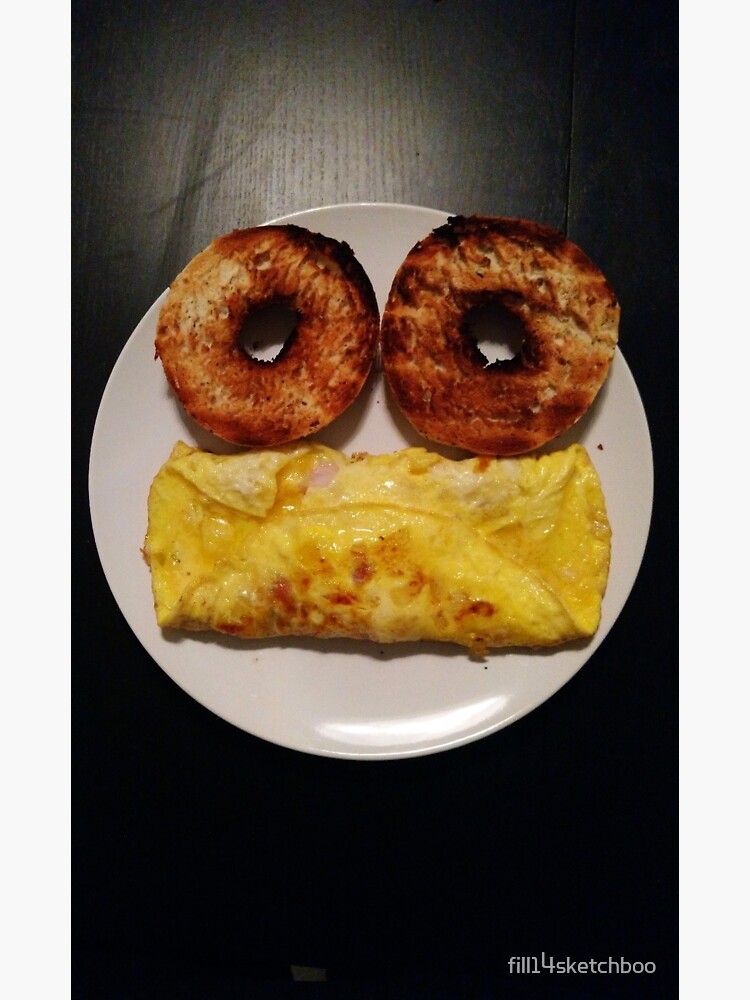 "the bagel face " Sticker by fill14sketchboo | Redbubble