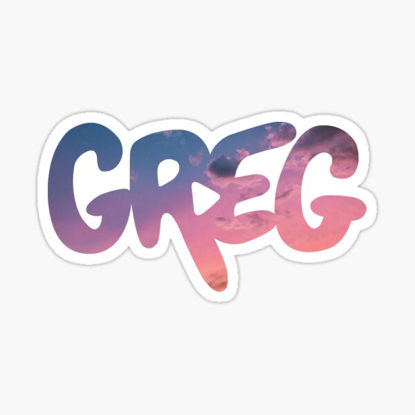 "Copy of greg typography logo danny gonzalez drew gooden (sunset ...