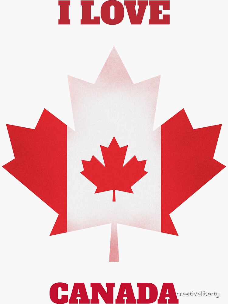 "CANADA FLAG" Sticker for Sale by creativeliberty | Redbubble