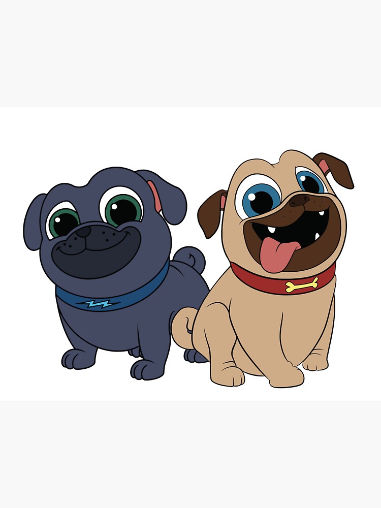 "Bingo and Rolly" Sticker by Windmach | Redbubble