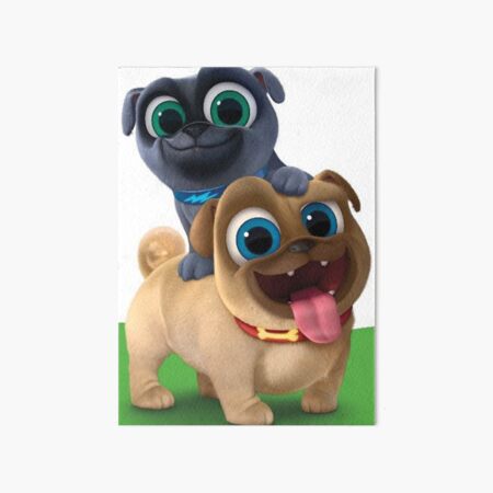 "Bingo and Rolly" Art Board Print by Windmach | Redbubble