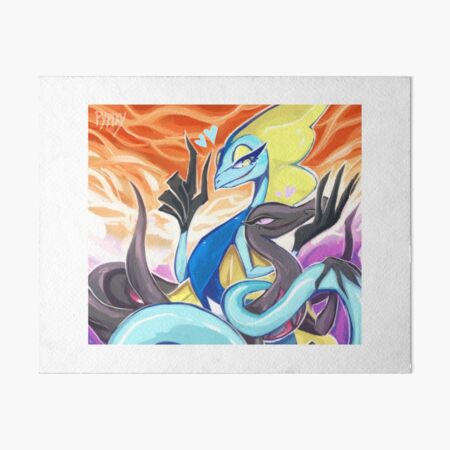 "Inteleon and Salazzle" Art Board Print for Sale by Pypixy | Redbubble