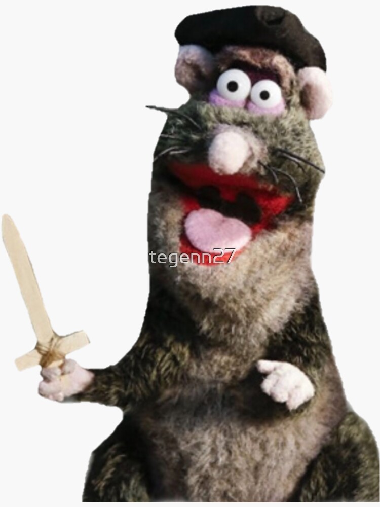 "Horrible Histories Rat with Sword" Sticker for Sale by tegenn27 ...