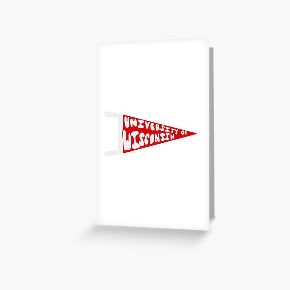 "UW-Madison flag" Sticker for Sale by hiddenruby | Redbubble