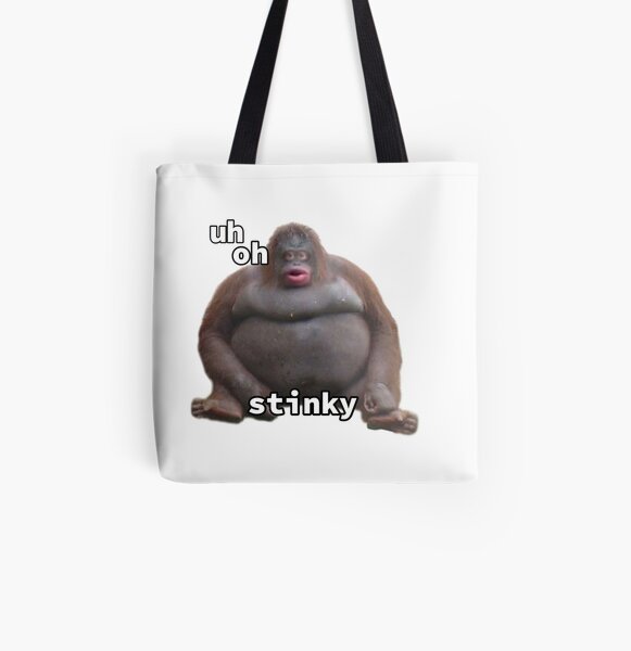 "uh oh stinky poopy monkey meme" Tote Bag for Sale by cyberstyle ...
