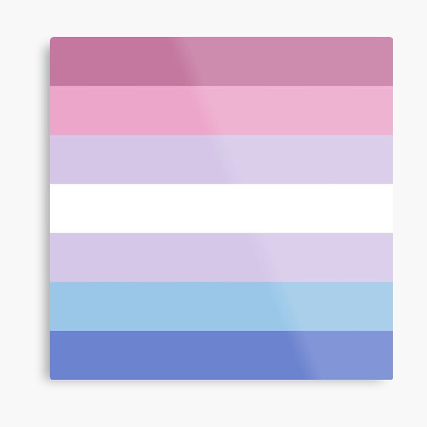 Bigender Metal Prints | Redbubble