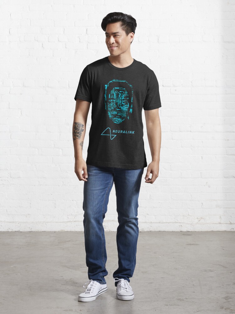 "Elon Musk Neuralink " T-shirt for Sale by Parahelio | Redbubble | elon ...