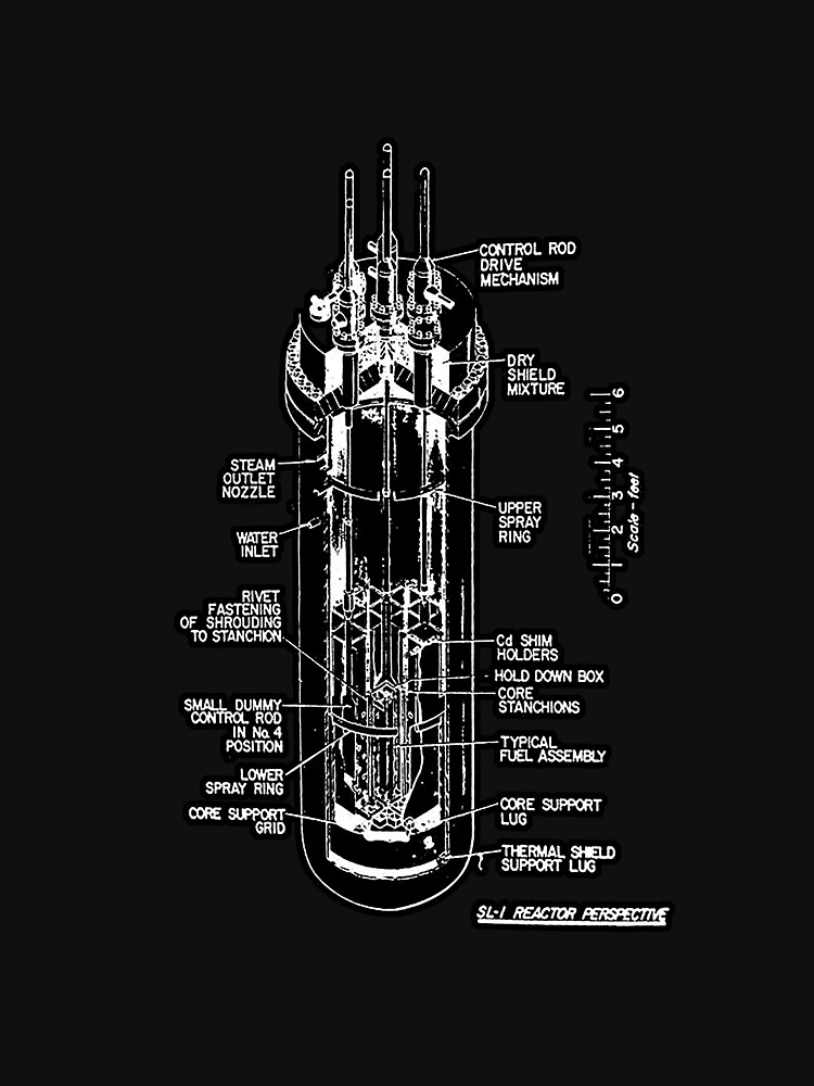 "SL-1 Nuclear Reactor Core" T-shirt for Sale by EvilReindeer ...