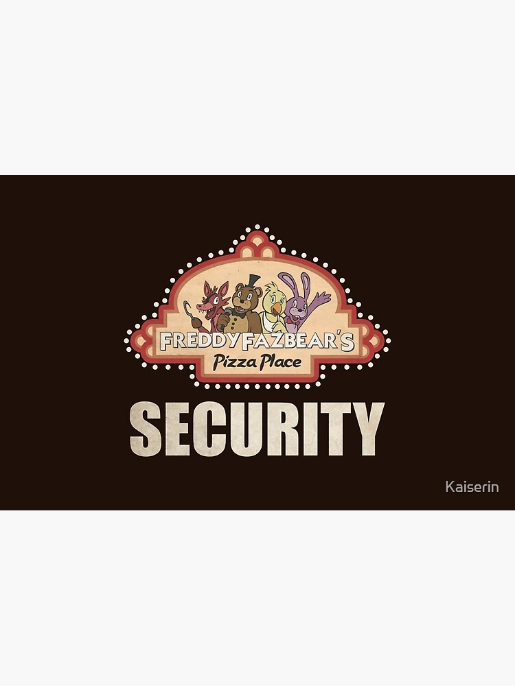 "Five Nights at Freddy's - FNAF - Freddy Fazbear's Security Logo ...