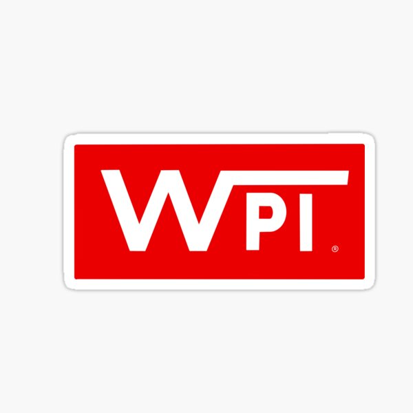 "WPI !" Sticker for Sale by kurtzapno | Redbubble