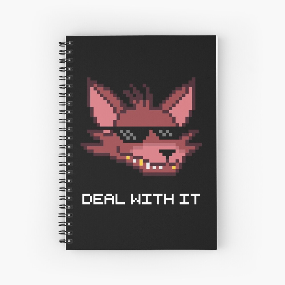 "Five Nights at Freddy's - FNAF - Foxy - Deal With It (White Font ...