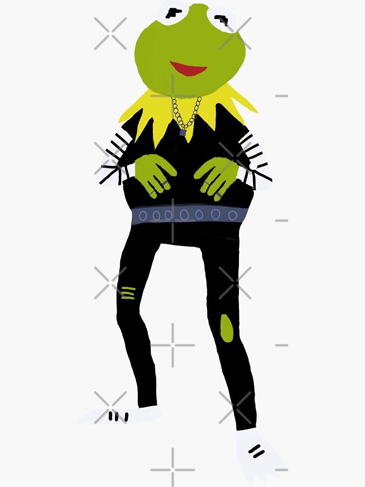 "Eboy Kermit" Sticker by roccodicosmo | Redbubble