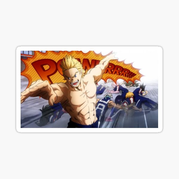 "BNHA- Mirio POWER! ver 1" Sticker by Maiokoe | Redbubble