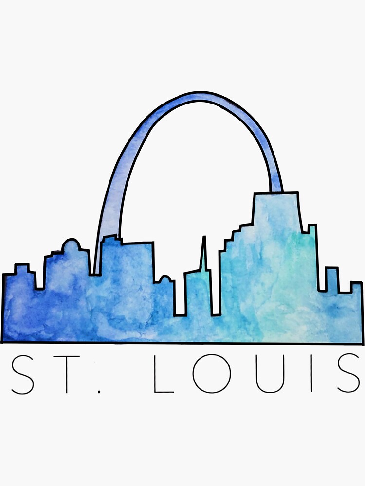 "St. Louis" Sticker for Sale by charlottegracer | Redbubble
