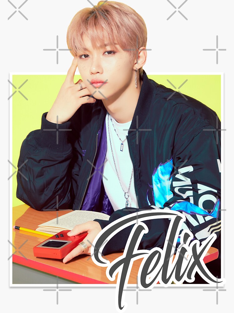 "Stray Kids - Felix" Sticker for Sale by 95amy | Redbubble
