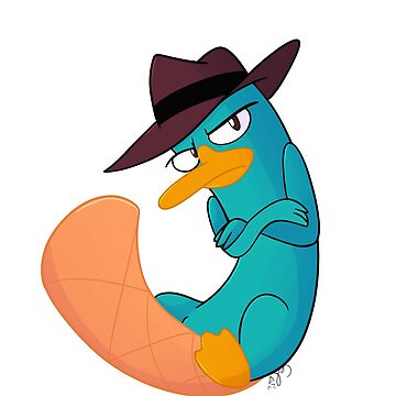 "Agent P" Sticker for Sale by FloofleButt | Redbubble