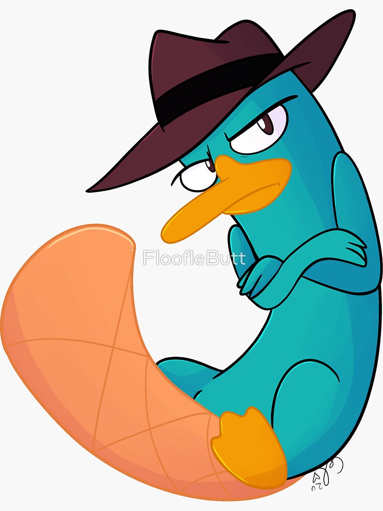 "Agent P" Sticker for Sale by FloofleButt | Redbubble