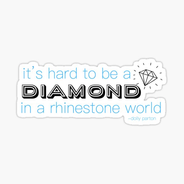 "Alpha Delta Pi Diamond Quote" Sticker by kschoonover16 | Redbubble