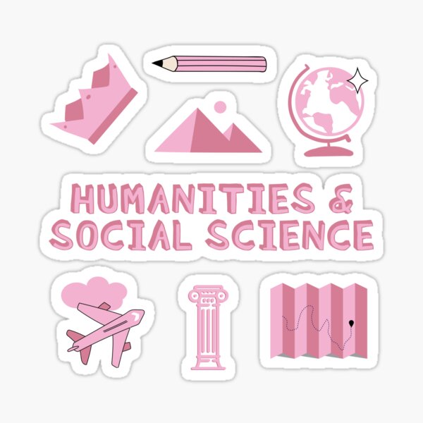 "Pink Humanities and Social Science Subject Pack" Sticker for Sale by ...