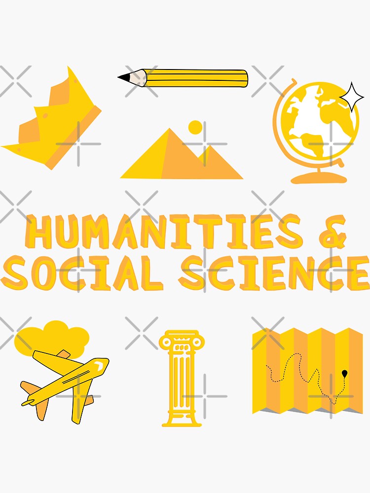 "Yellow Humanities and Social Science Subject Pack" Sticker for Sale by ...