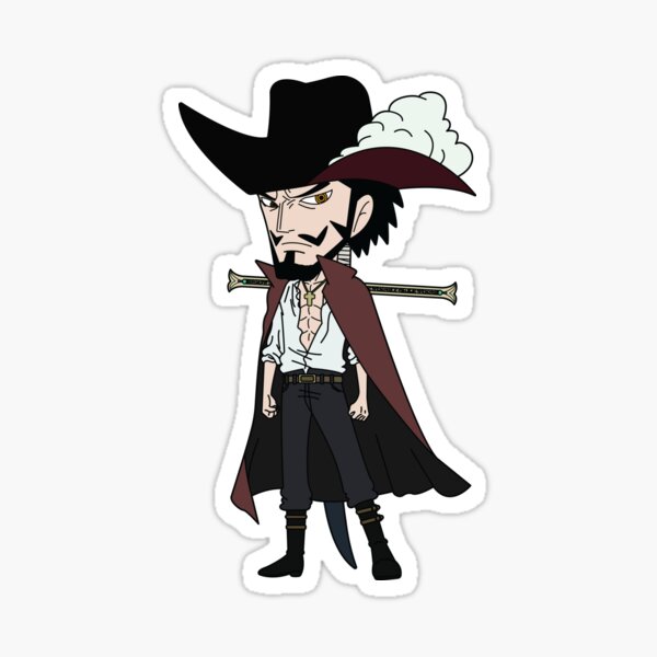 "Dracule Mihawk" Sticker by jimjimfuria | Redbubble