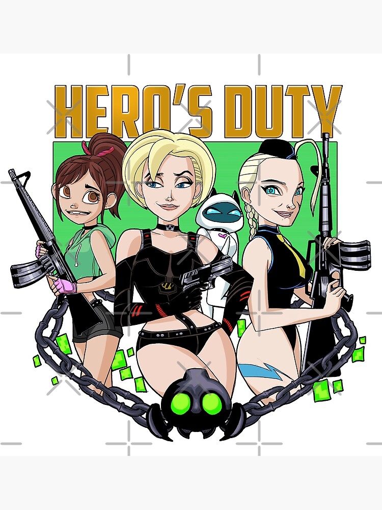 "Hero's Duty" Poster by CatsFM | Redbubble
