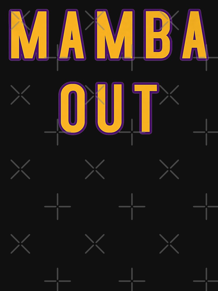 "Mamba Out Limited Edition Farewell " T-shirt for Sale by ...
