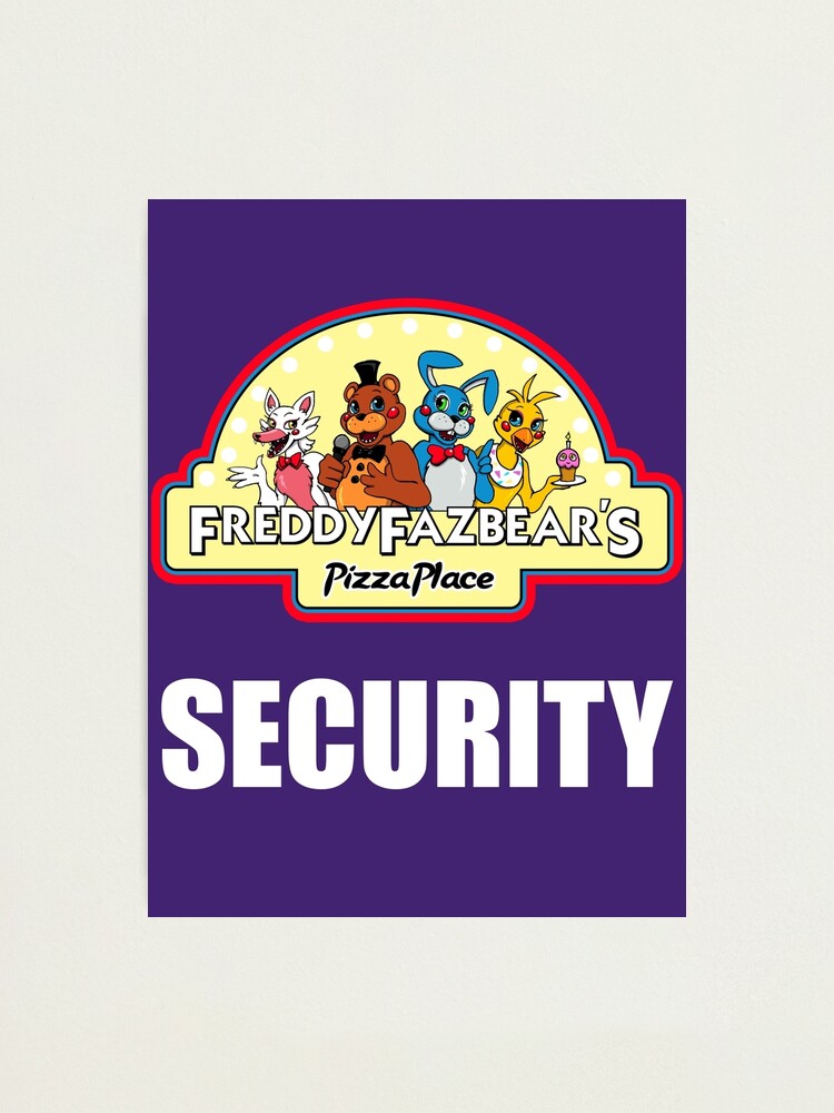 Five Nights At Freddy's Freddy Fazbear's Security Logo