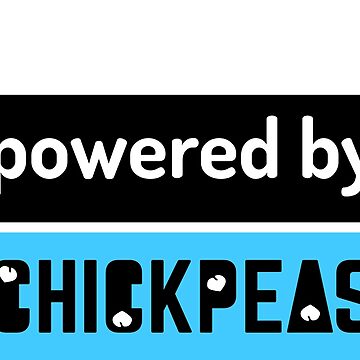 "Chickpeas powered by Garbanzo beans vegan" Sticker for Sale by ...