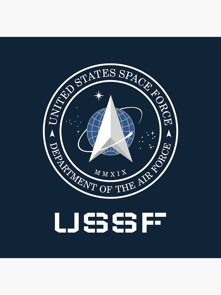 "United States Space Force USSF Official Logo Emblem" Sticker for Sale ...