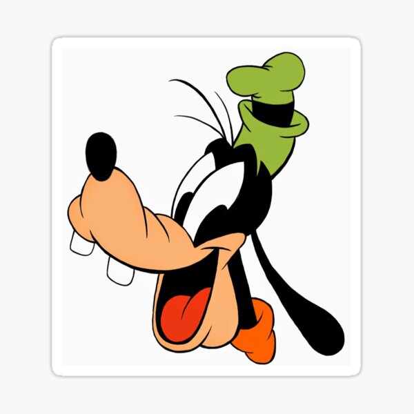 "Go Goofy smile smile" Sticker for Sale by mrimde49 | Redbubble