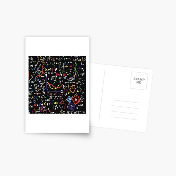 "Maths Equations" Postcard for Sale by MacCurious | Redbubble