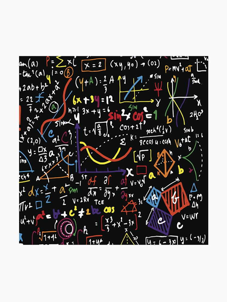 "Maths Equations" T-shirt for Sale by MacCurious | Redbubble | math t ...