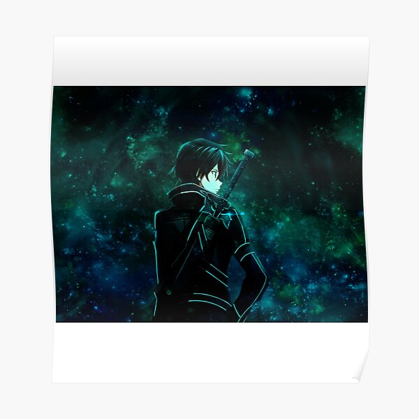 "Sword art online Kirito" Poster by Morphey22 | Redbubble