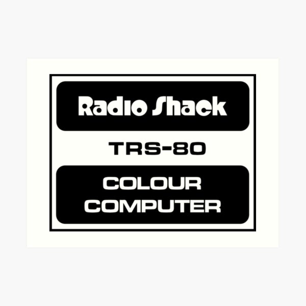 "Vintage computer from the 80s TRS-80" Art Print by masterchef-fr ...