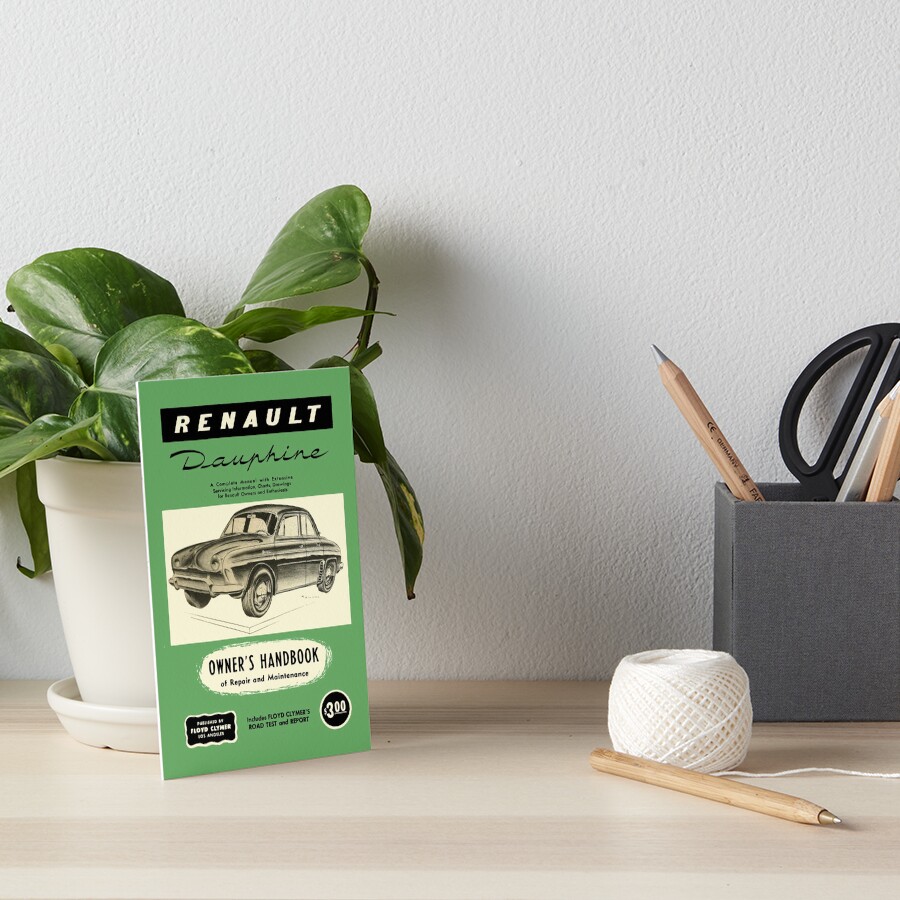 "RENAULT DAUPHINE" Art Board Print for Sale by ThrowbackM2 | Redbubble