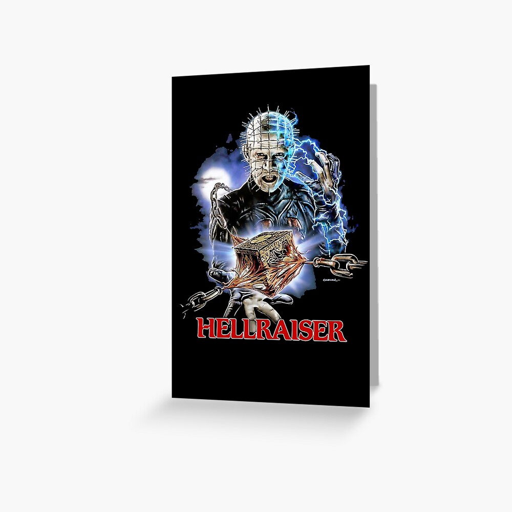 "Hellraiser - "Pinhead 1" 【﻿Horror】 Design （1987）" Greeting Card by ...