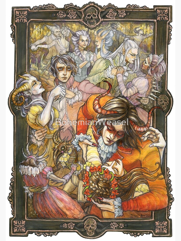 "Demon Ball" Art Print for Sale by BohemianWeasel | Redbubble