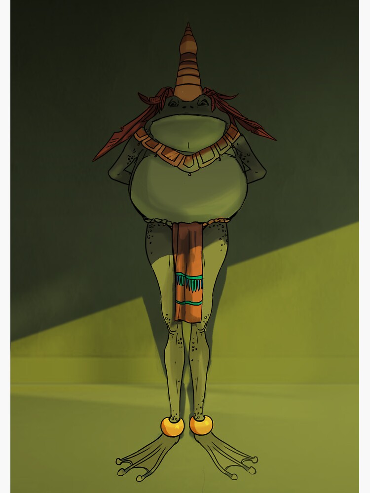 "Toad King" Sticker by EmiArt9898 | Redbubble