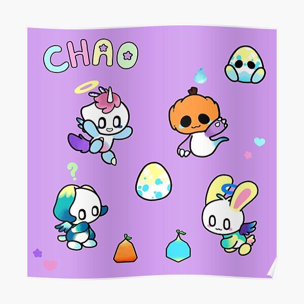 "Hero Chao" Poster by Keynai | Redbubble
