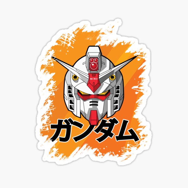 "Gundam RX 78-2" Sticker for Sale by Scum-N-Villany | Redbubble