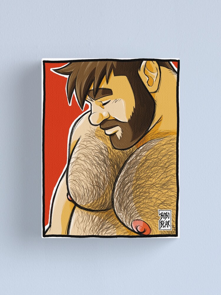 "ADAM PORTRAIT" Canvas Print for Sale by bobobear | Redbubble