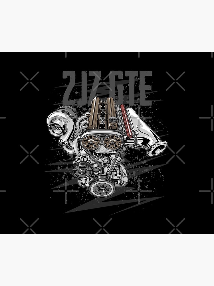 "Toyota 2jz gte Engine" Throw Blanket for Sale by RACING FACTORY ...