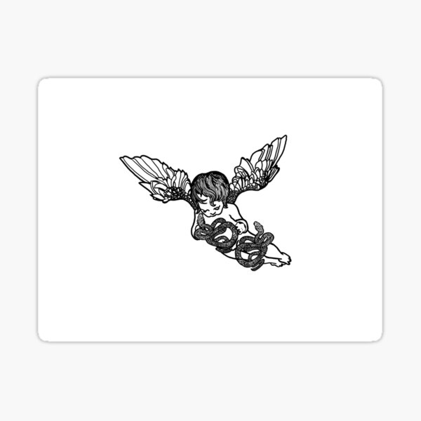"cherub w snakes" Sticker by gvidad | Redbubble