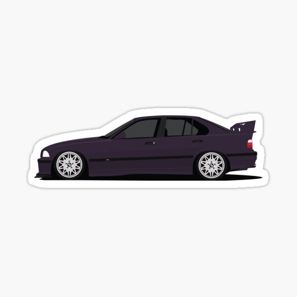 "E36 fans" Sticker for Sale by DesignByK | Redbubble
