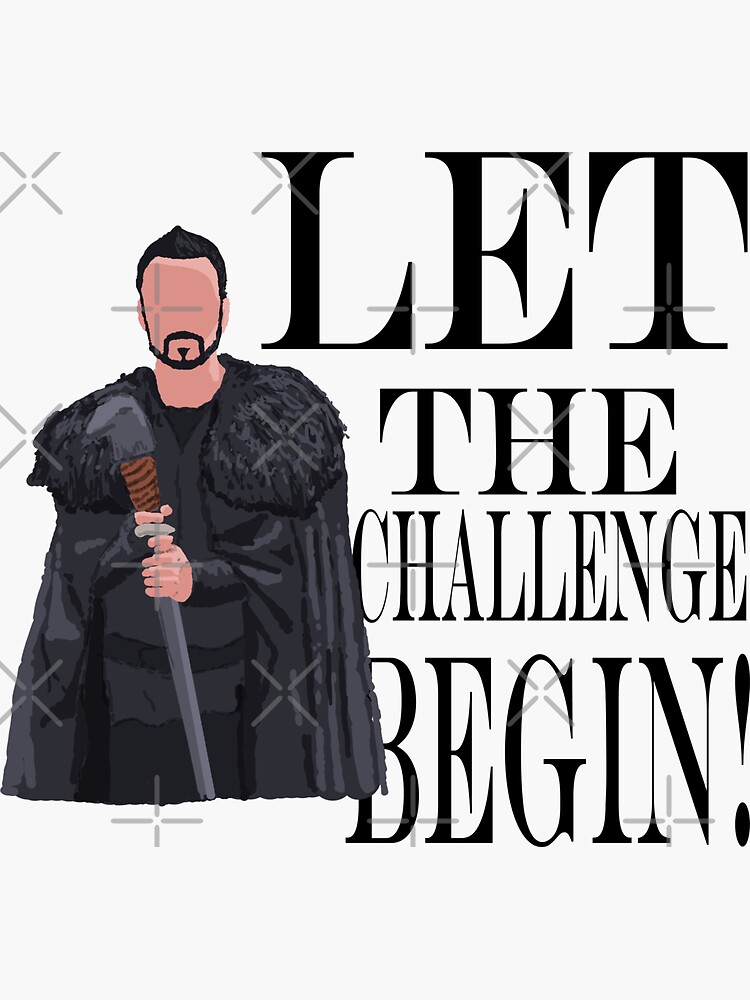 "Let The Challenge Begin! Raven" Sticker for Sale by Captainhuck ...