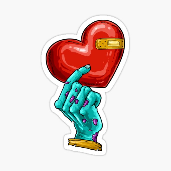 "Hand Heart" Sticker for Sale by mharsha | Redbubble