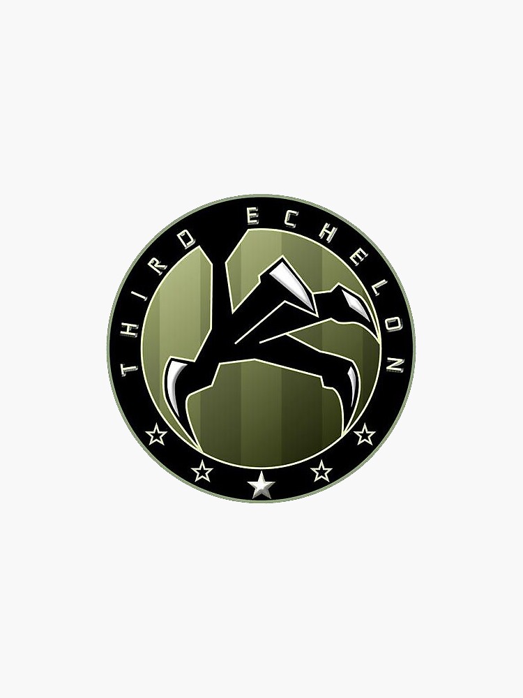 "Third Echelon" Sticker for Sale by PatMan58 | Redbubble