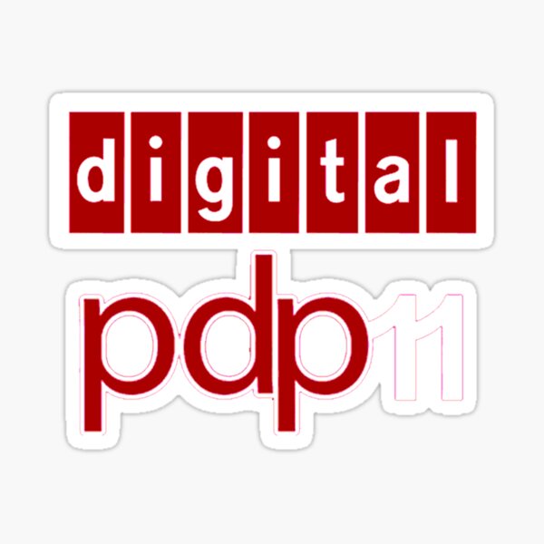 "pdp11" Sticker for Sale by edfullman | Redbubble