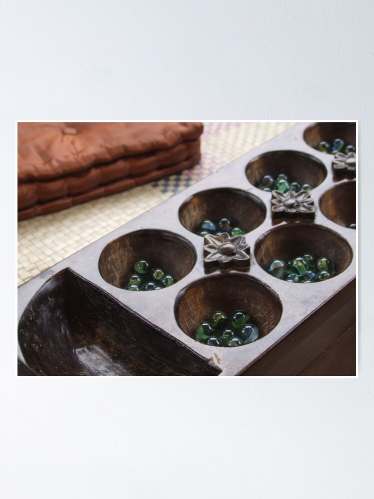 "Congkak - A Malaysian Game" Poster for Sale by BreeDanielle | Redbubble